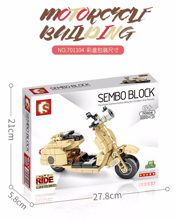 MOTO-Brown Bone Motorcycle (Classic Series) – Child World Tech