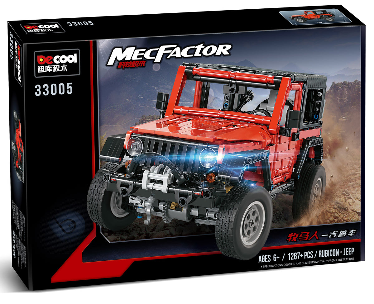 Jeep Wrangler (Red Mec Factor) – Child World Tech