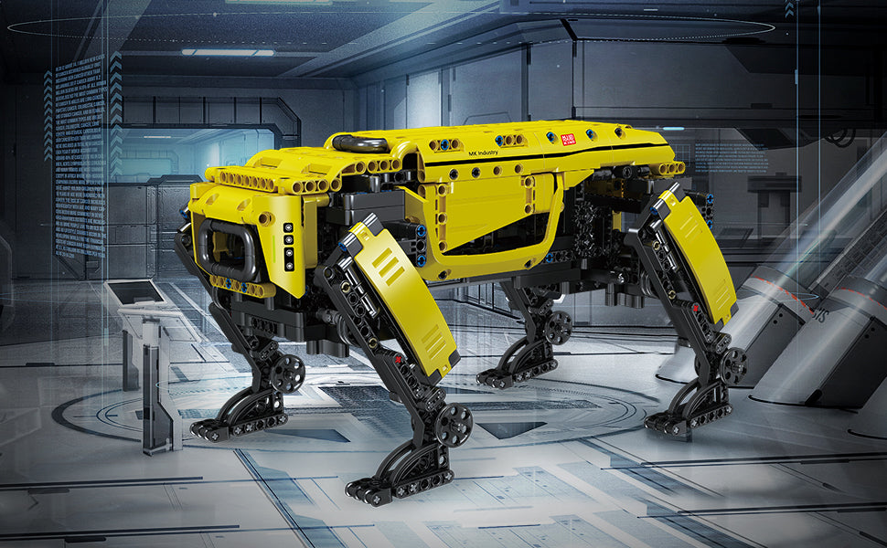 Power Robot Dog (Yellow) APP Version (With Remote Control Set)