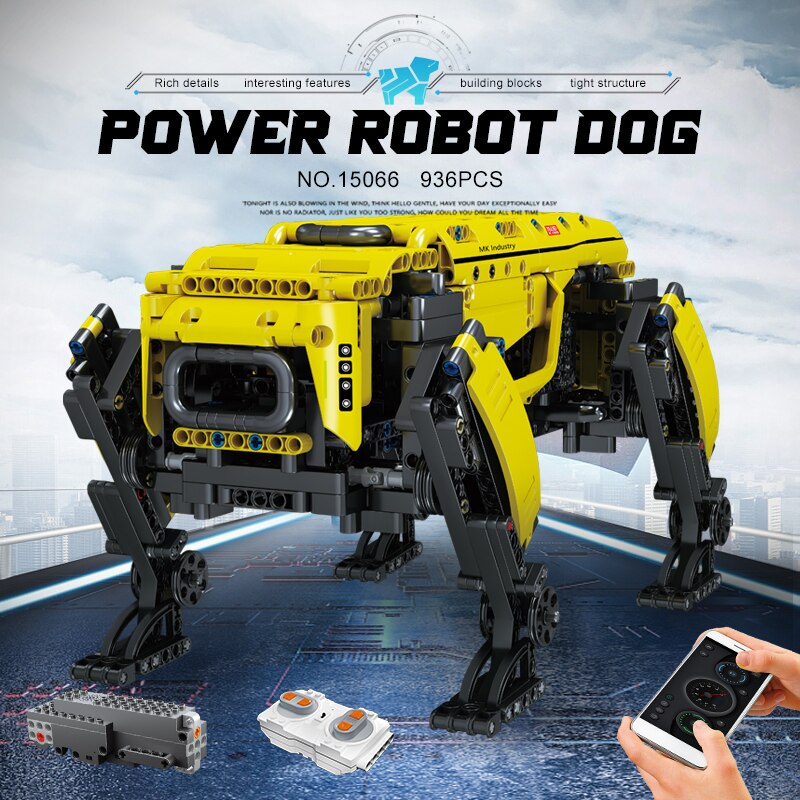 Power Robot Dog (Yellow) APP Version (With Remote Control Set) – Child ...